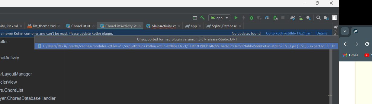 خطایUnresolved reference: java در پروژه todo