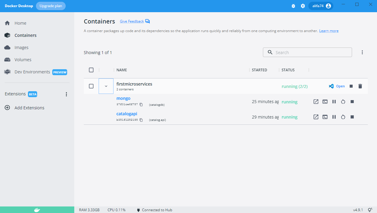 مشکل در اجرای Docker Compose اجرای پروژه بر روی داکر